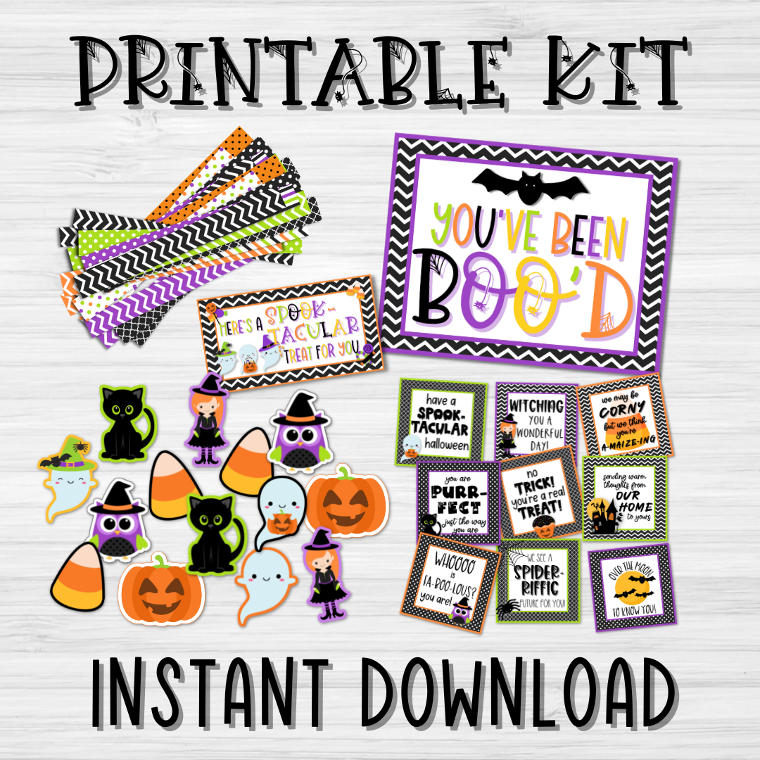 Printable "You've Been Boo'd" Kit | INSTANT DOWNLOAD – Sunshine Girl Shop