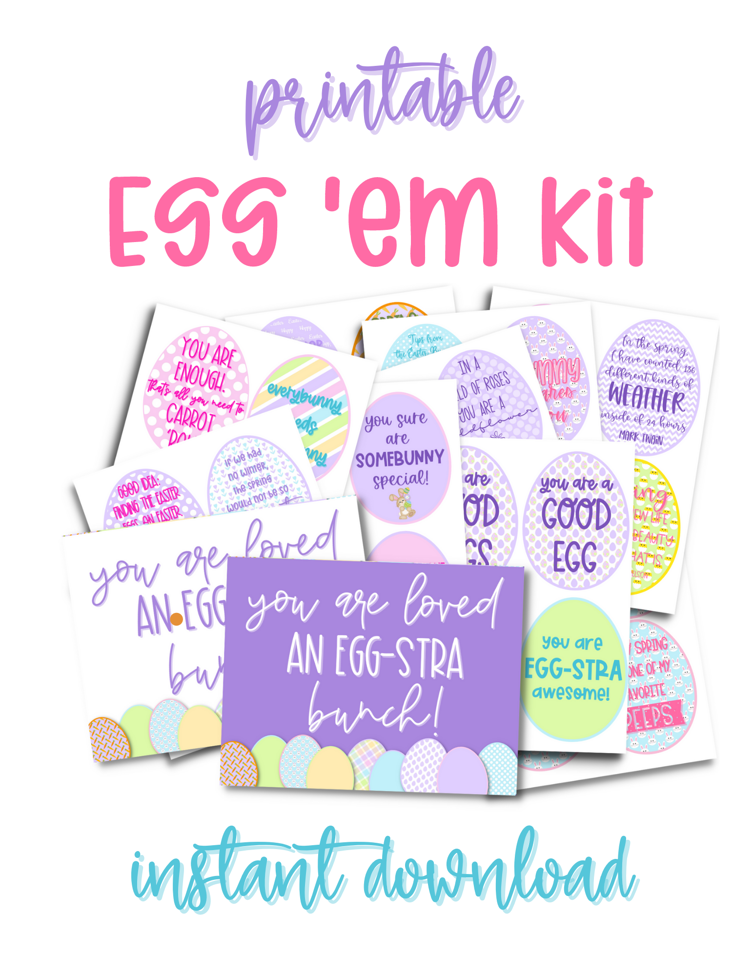 Printable Egg 'Em Kit – Sunshine Girl Shop